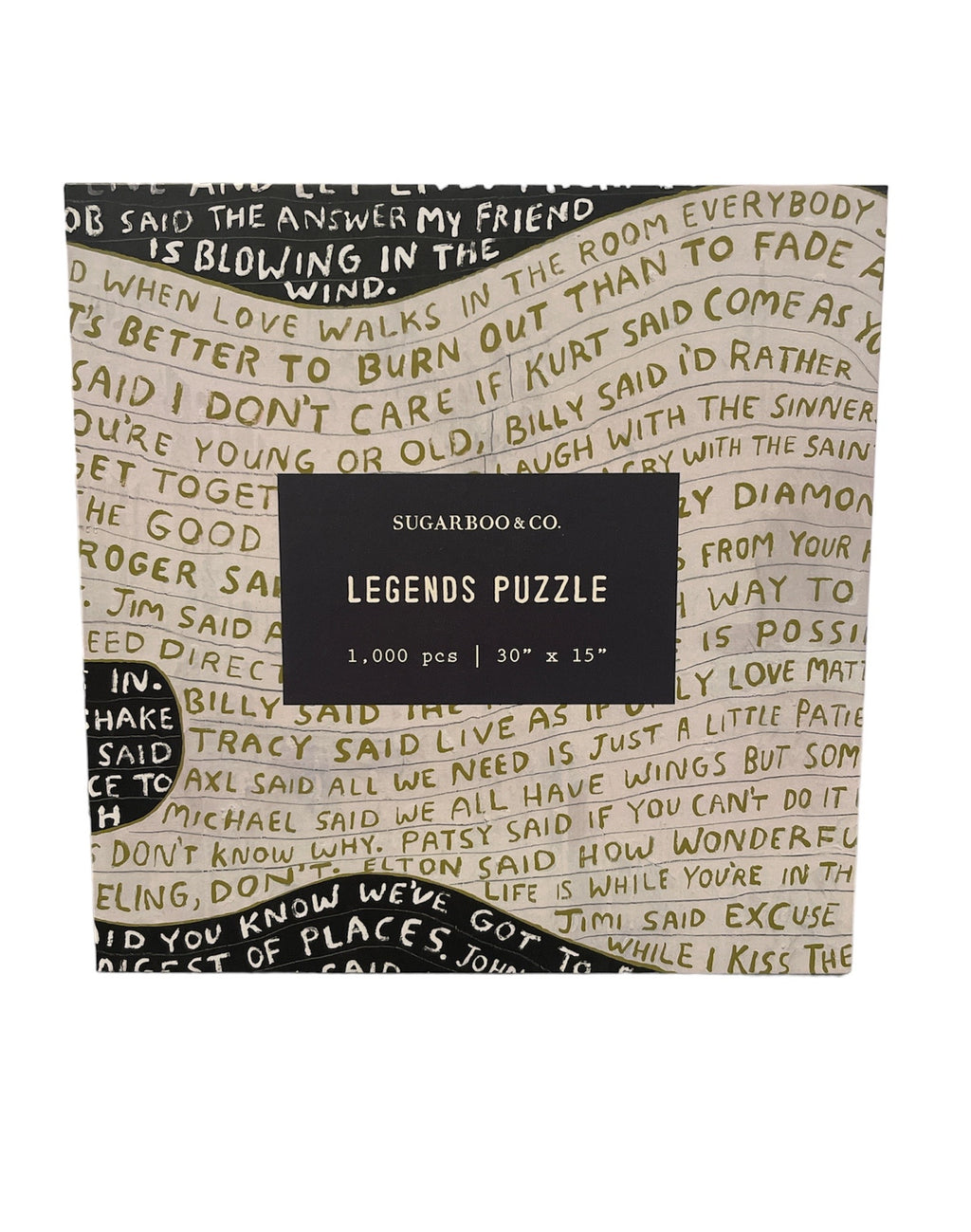 Legends Puzzle (1,000pcs) 30" x 15" – Sugarboo & Co