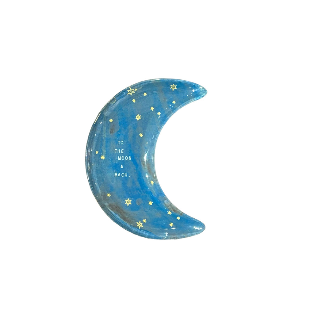 To The Moon & Back Small Moon Decoupage Plate – Sugarboo & Co