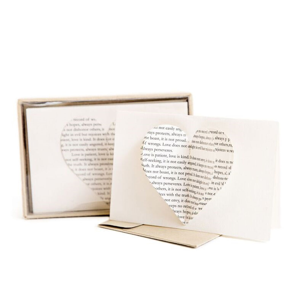 Heart Cards & Envelopes - Box Set of 6 – Sugarboo & Co