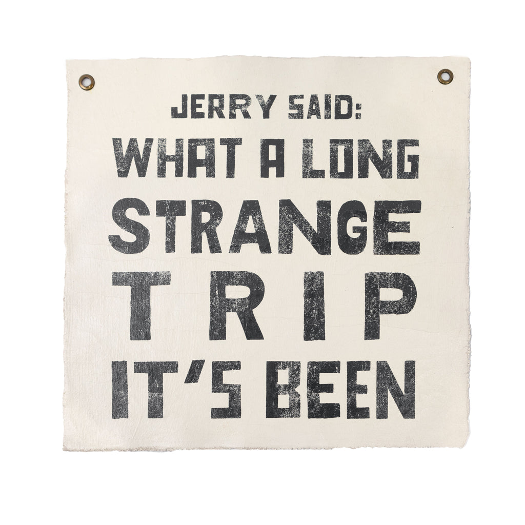 Jerry Said 25"x25" Hand Painted Wall Hanging – Sugarboo & Co