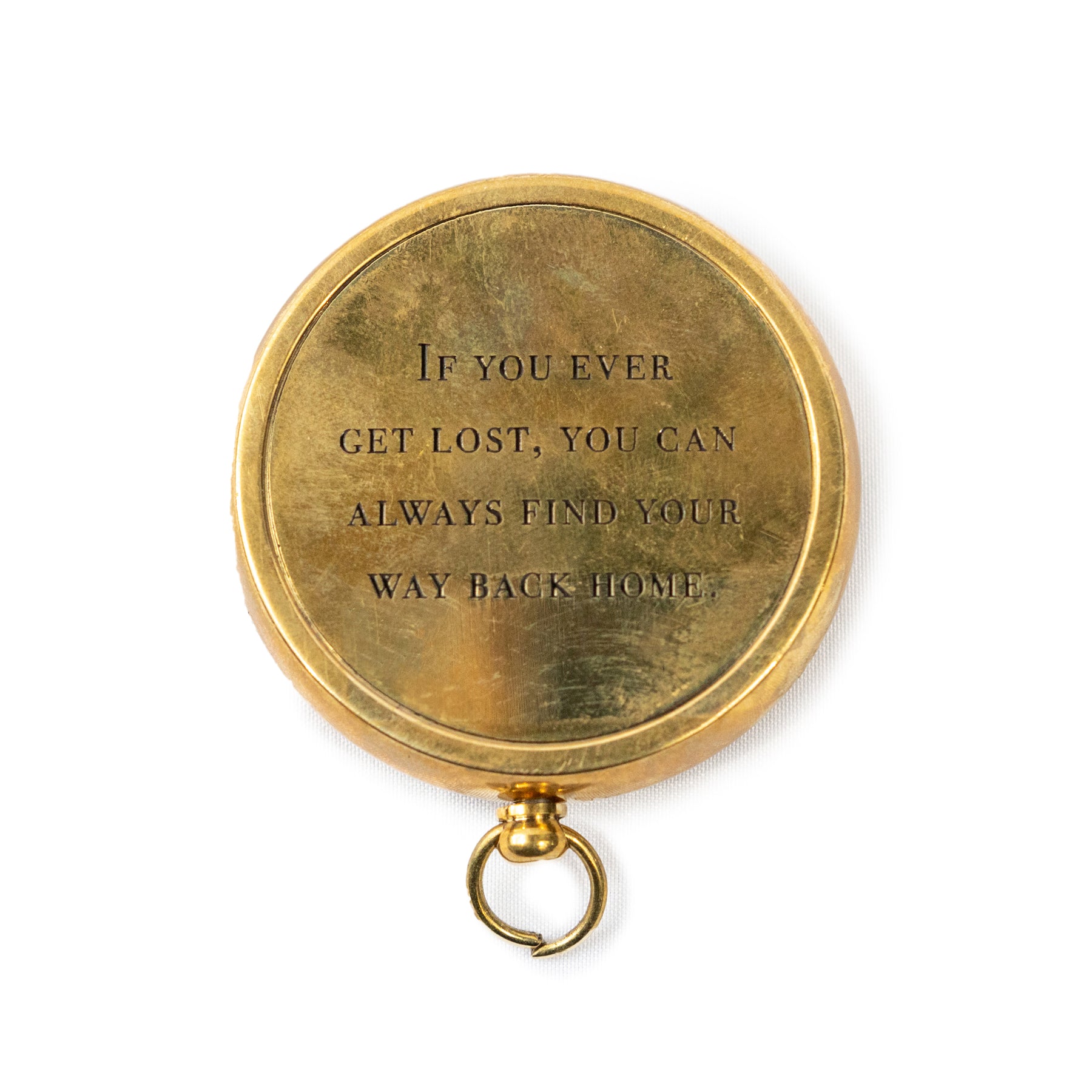 If You Ever Get Lost Compass with Leather Pouch – Sugarboo & Co