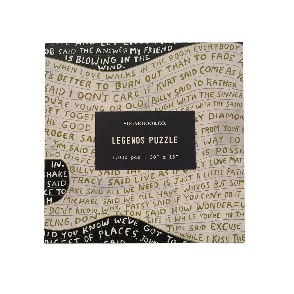 Legends Puzzle (1,000pcs) 30" x 15" – Sugarboo & Co
