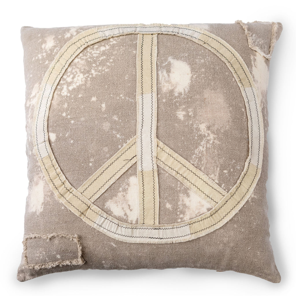 Splattered Peace Sign Pillow – Sugarboo & Co